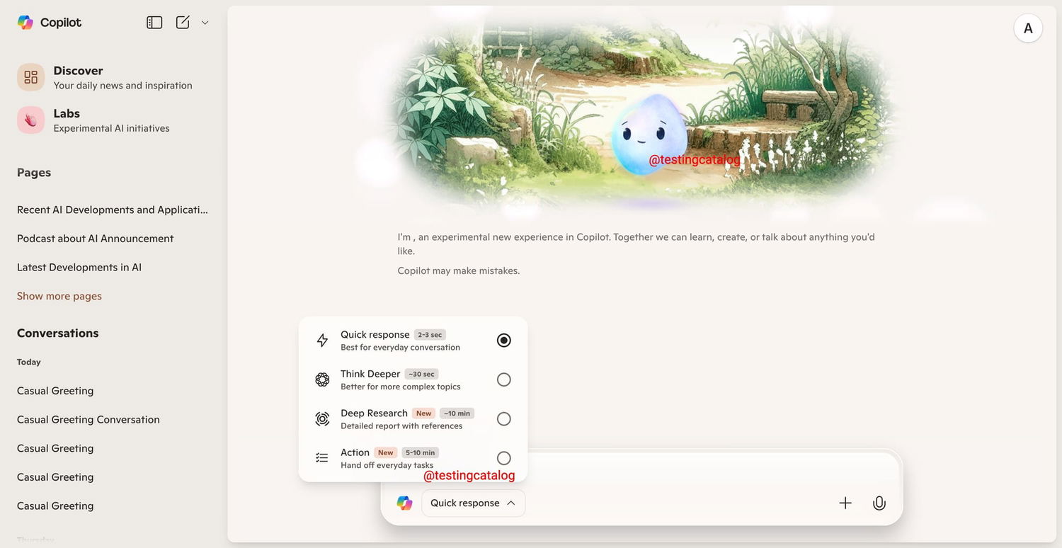 Microsoft Copilot внедряет генерацию изображений GPT-4o и тестирует функцию “Действия агента”